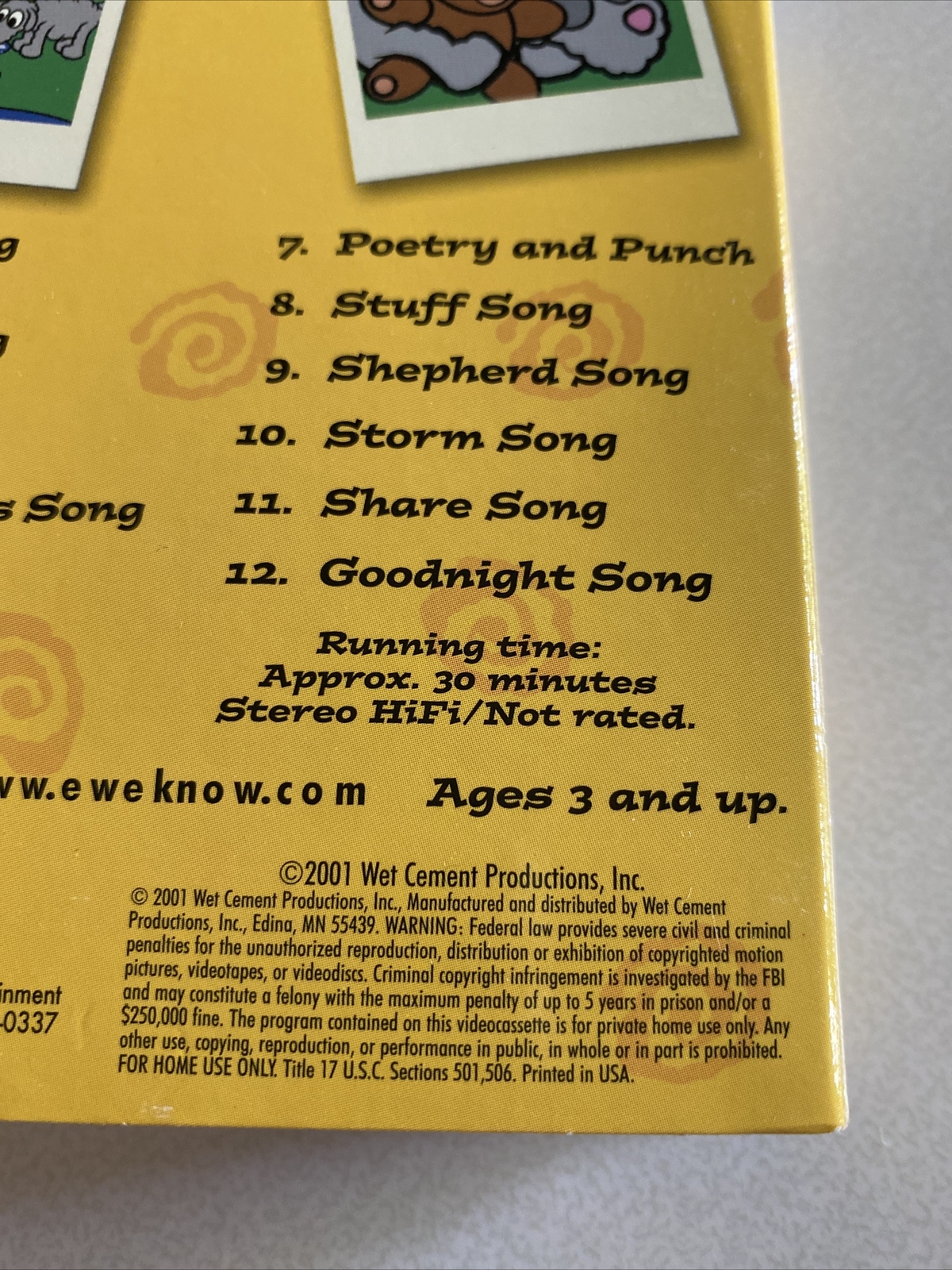 Ewe Know Do Ewe Sing Music Video VHS 2001 Christian 12 Songs 30 Min ...