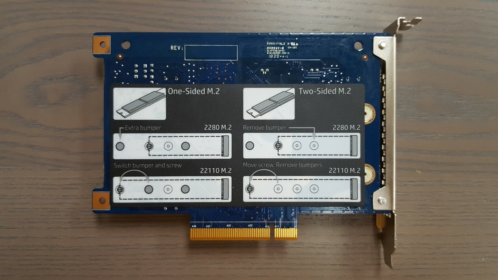 844779-001 HP Dual M.2 to PCIE SSD Adapter Kit For Z8 G4 Worstation ...