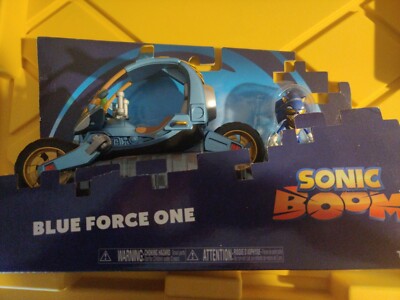Sonic Boom Blue Force One Vehicle Factory Sealed New Sonic the Hedgehog ...
