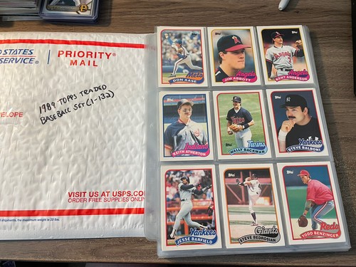 1989 Topps Traded Series - Complete Set 1T-132T - KEN GRIFFEY JR. in ...