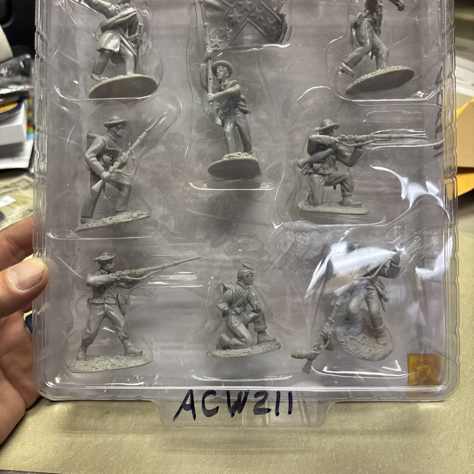 CONTE COLLECTIBLES AMERICAN CIVIL WAR CONFEDERATE ARMY SET # 1 (8 ...