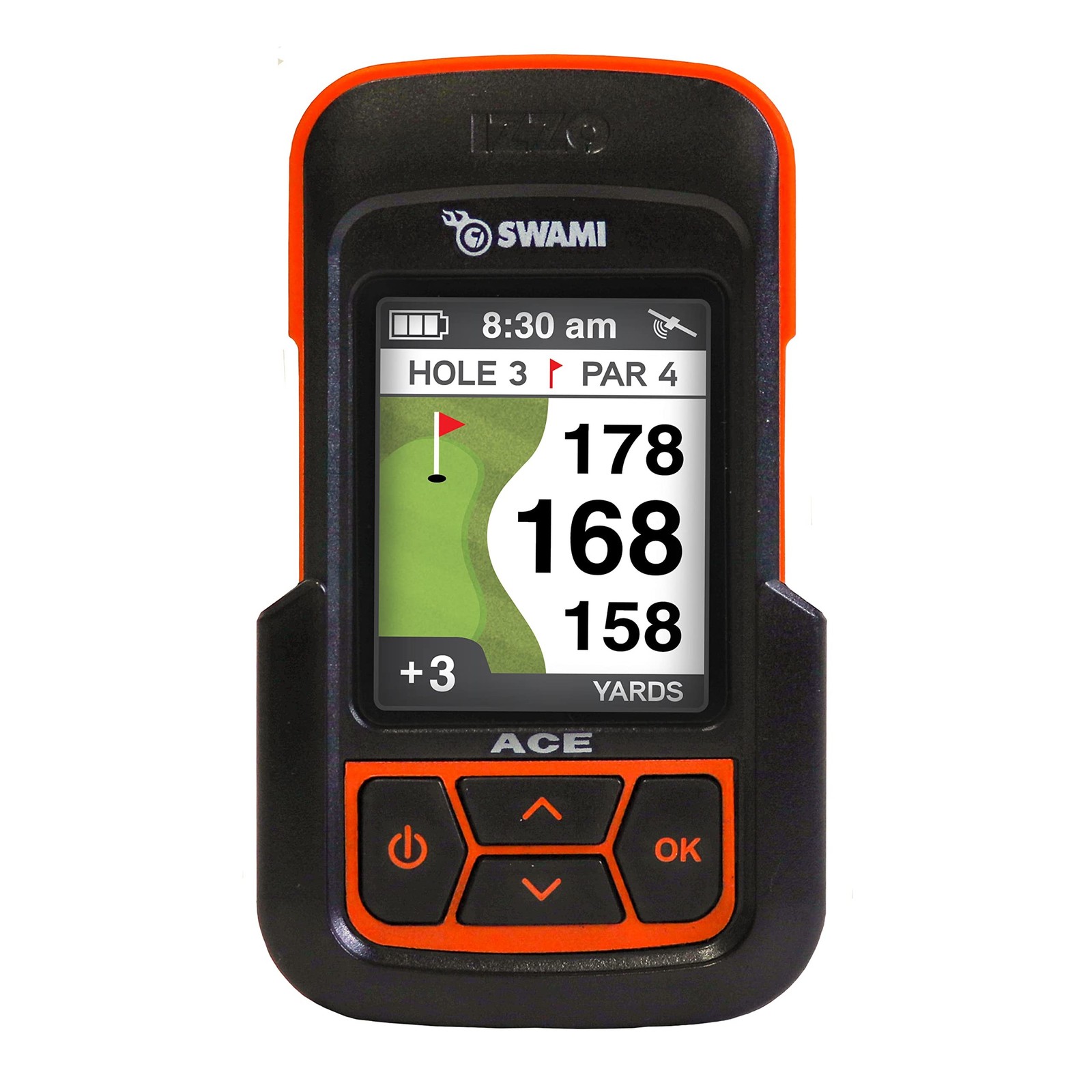 IZZO Golf Swami Ace Handheld Golf GPS Rangefinder Orange | eBay