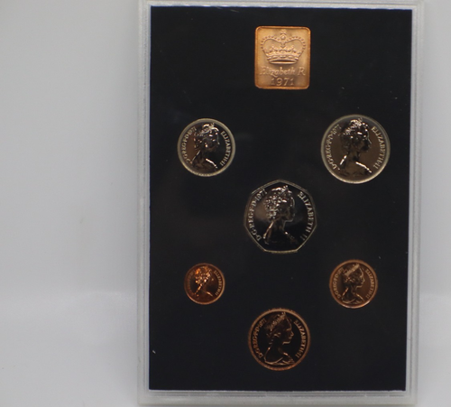 Great Britain 1971 Proof Set The first decimal coins with Packaging | eBay