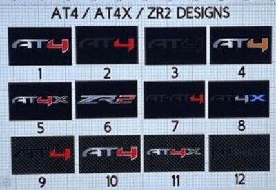 AT4/AT4X/GMC Sun Visor Warning Label Covers | eBay