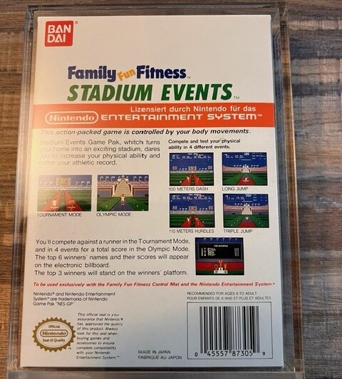 Stadium Events NES Nintendo Entertainment System PAL CIB Authentic NM ...