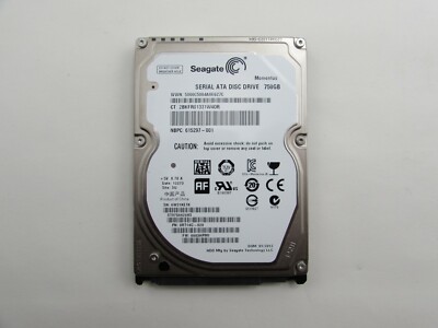 Seagate Momentus ST9750420AS 750GB 7200 RPM 2.5" SATA Hard Drive HP ...