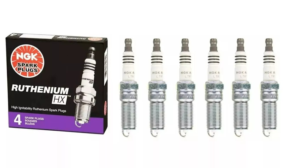 NGK RUTHENIUM HX Spark Plugs FR6AHXS 94279 Set of 6 | eBay
