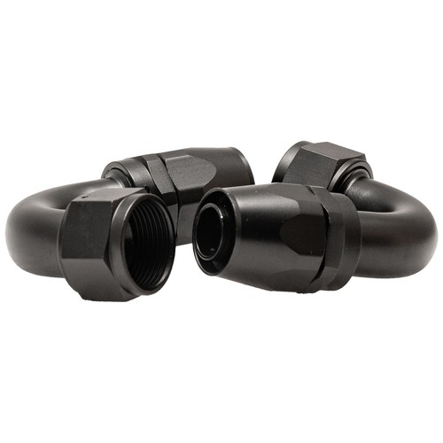 2x 16AN 120 Degree Swivel Hose End Fitting Adapter For Fuel Hose Line ...