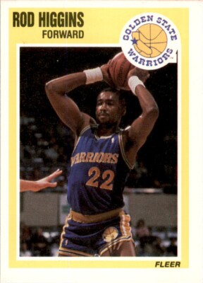 1989-90 Fleer Basketball Rod Higgins Golden State Warriors #54 | eBay