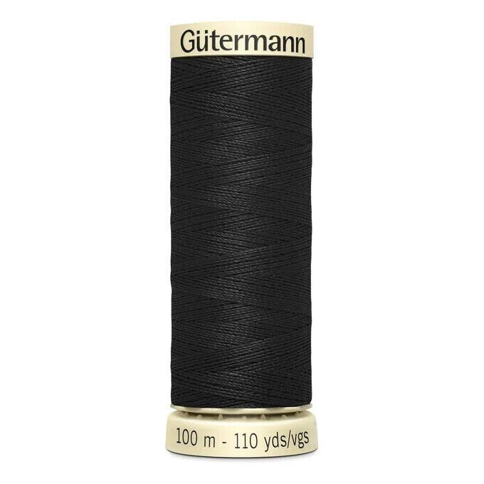 Gutermann Sew All Sewing Thread 100m 100% Polyester Black and white ...