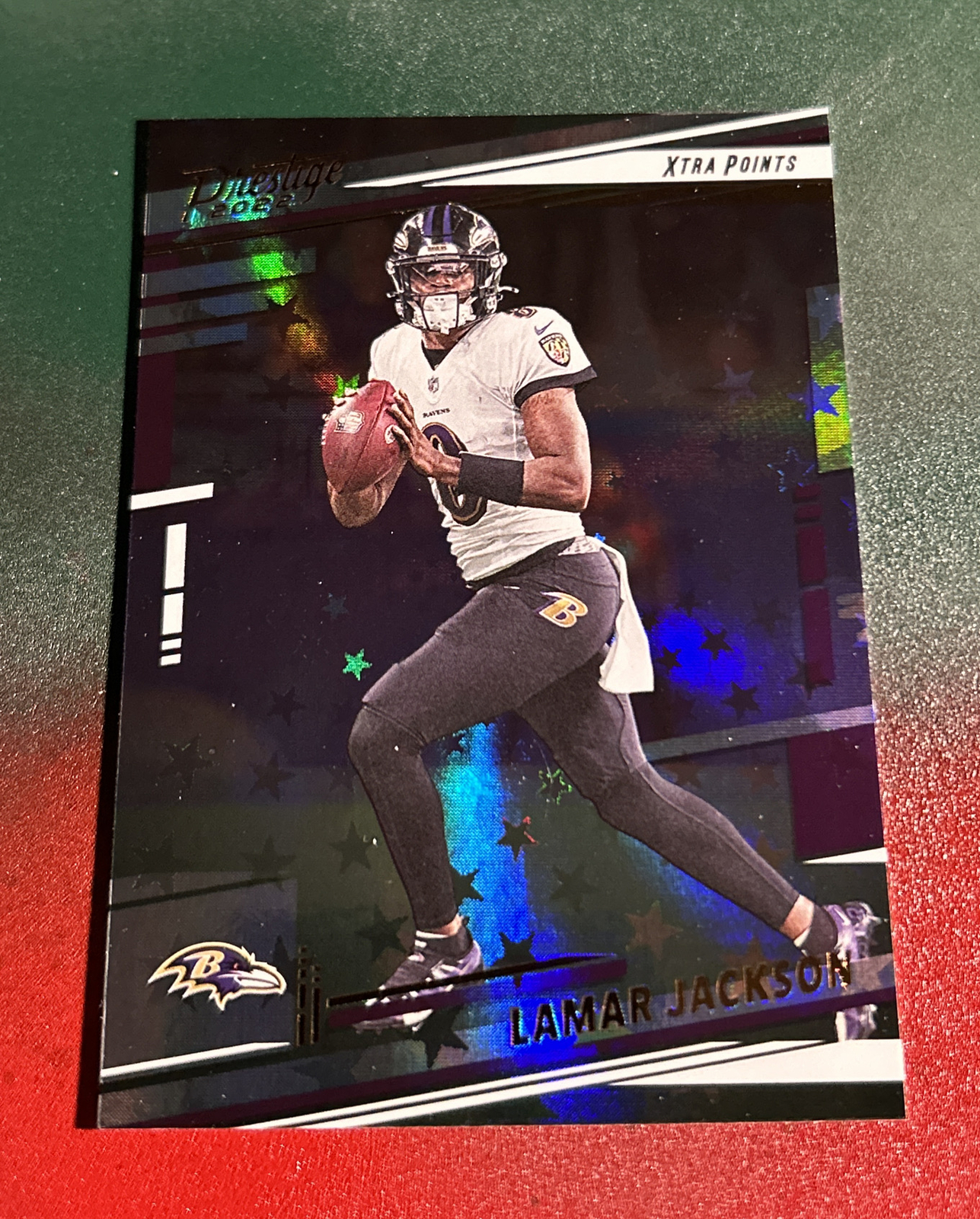 2022 Panini Prestige LAMAR JACKSON Xtra Points Astral Parallel Card #20 ...