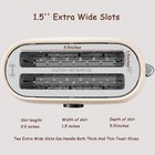 Toaster 4 Slice Retro Long Slot Toasters With Countdown Timerstainless ...