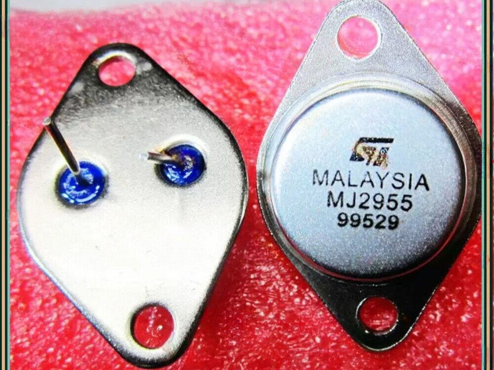 2pcs 2N2955 PNP Transistor Power Triode 100V 15A Separate Semiconductor ...