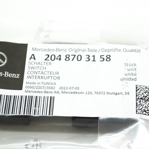 NEW MERCEDES-BENZ C W205 BONNET HOOD SWITCH A2048703158 ORIGINAL | eBay