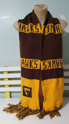 HAWKS SCARF FOOTBALL HAWTHORN HAWKS | eBay Australia