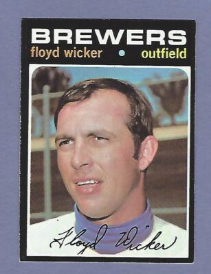 1971 Topps - #97 Floyd Wicker - Milwaukee Brewers - ExMt+ | eBay