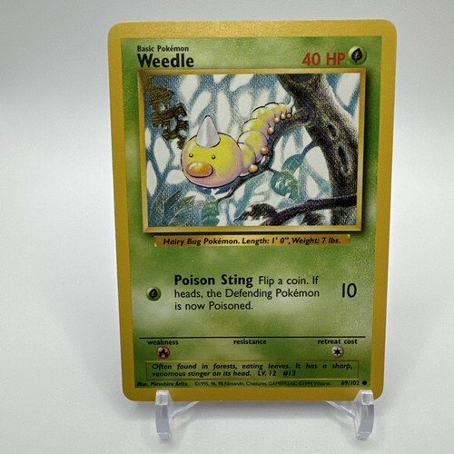 Weedle 69/102 Pokemon TCG 1999 Base Set Unlimited Common Regular LP | eBay