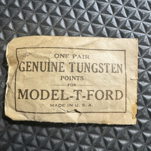 NOS Antique FORD MODEL-T Parts One Pair Genuine Tungsten Points NOS | eBay