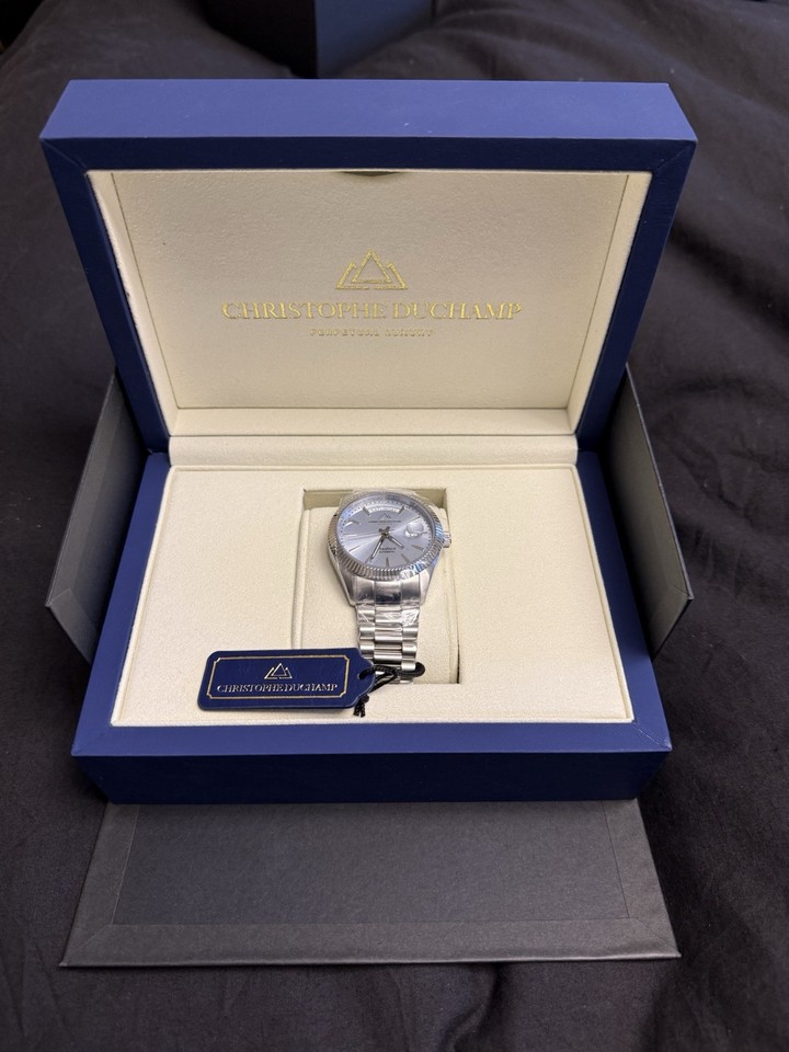 Christophe Duchamp Audace Ice blue dial RRP £2,995 | eBay UK