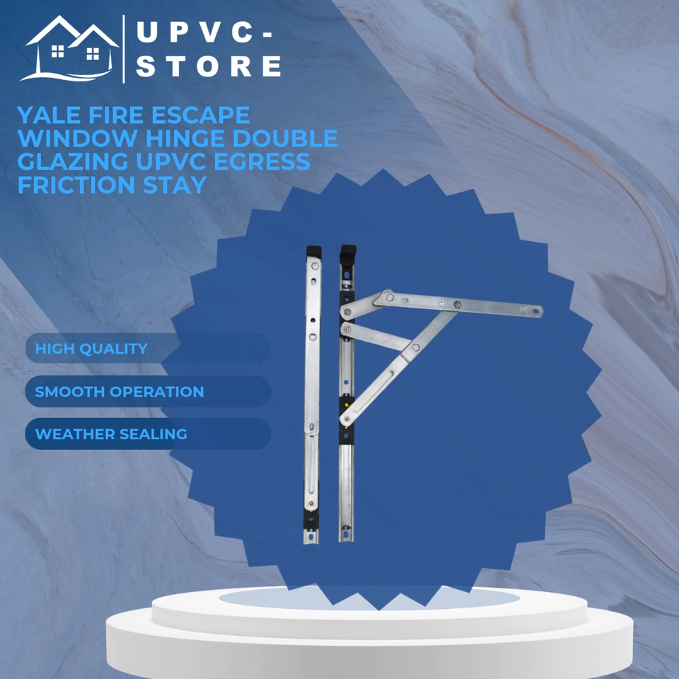 Yale Fire Escape Window Hinge Double Glazing Upvc Egress Friction Stay ...