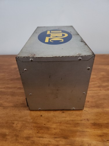 Vintage IRC Metal Storage Box 4 Drawer Resistor Cabinet Plus Resistors ...