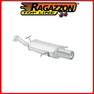 58.0040.06#3 SUBARU IMPREZA 2001>>2007 SCARICO SPORTIVO INOX CON ...