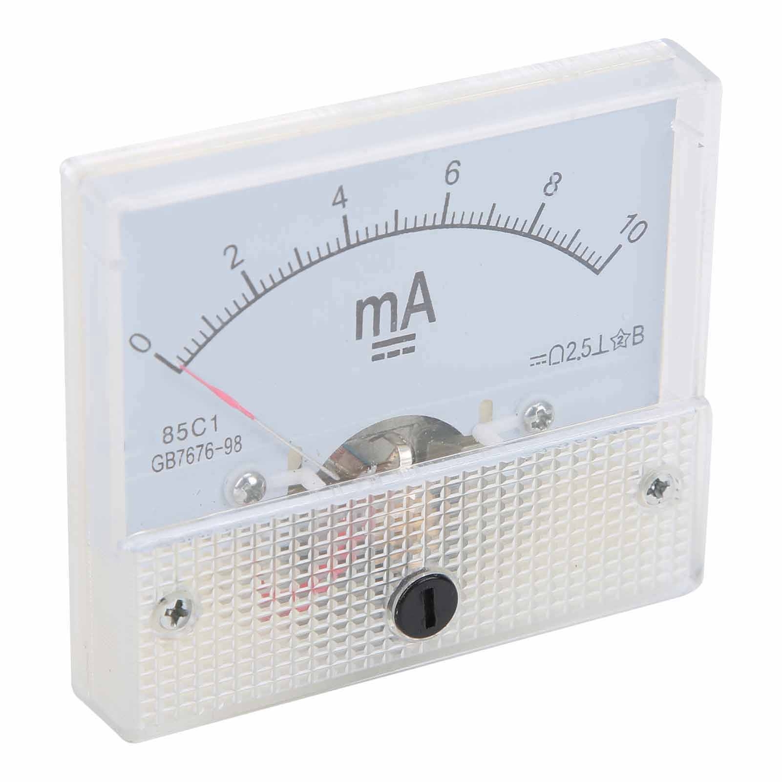 85C1 DC 0-10MA Pointer Ammeter Head Ampere Meter Panel Current ...