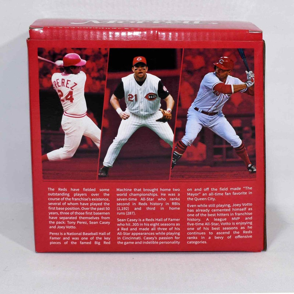 2017 Cincinnati Reds Tony Perez Sean Casey Joey Votto Bobblehead SGA ...