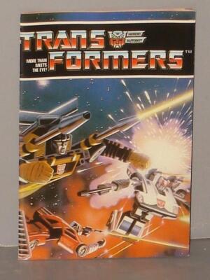 G1 TRANSFORMER 1984 HASBRO CATALOGUE CHECKLIST BOOKLET POSTER INSERT ...