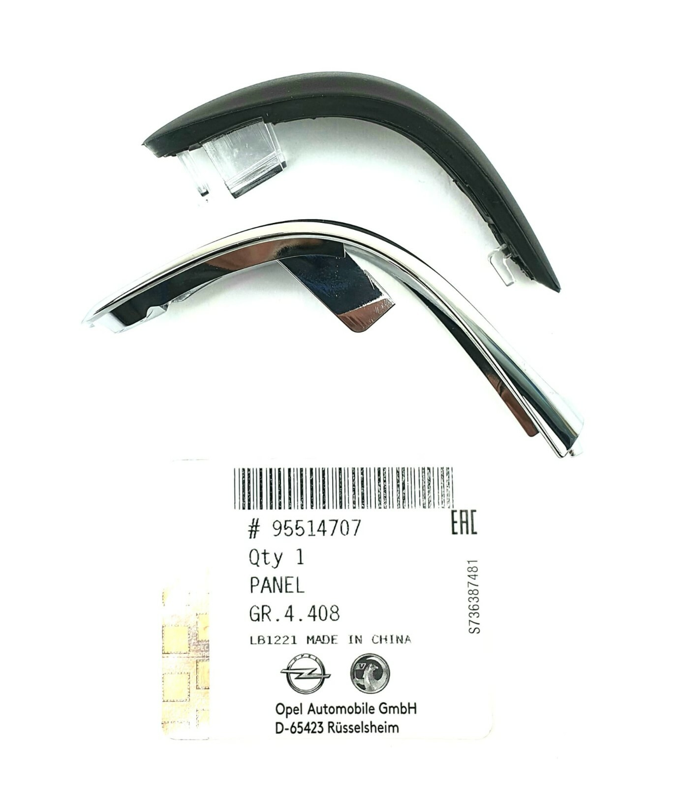 Original Opel Schaltknauf Abdeckung "Jet Black" Zafira C, Meriva B ...