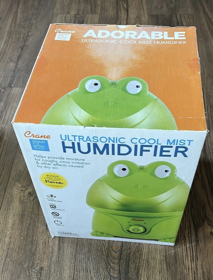 Crane Adorable Ultrasonic Cool Mist Humidifier - Frog 854689001106 | eBay