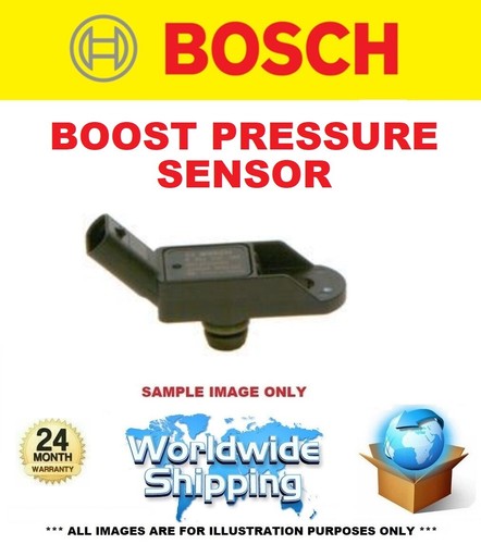 BOSCH BOOST PRESSURE SENSOR for RENAULT ALASKAN 2.3 dCi 163 4x4 (U3MB ...