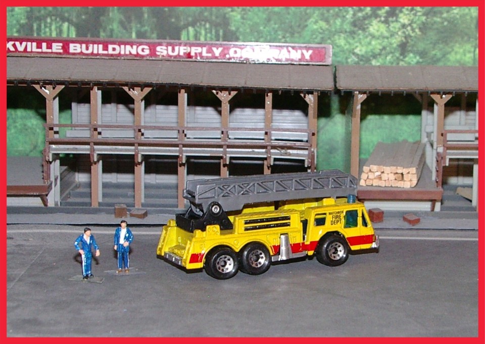 (1982) Matchbox _ HO Scale _ Ladder Fire Truck / Matchbox Fire Dept ...