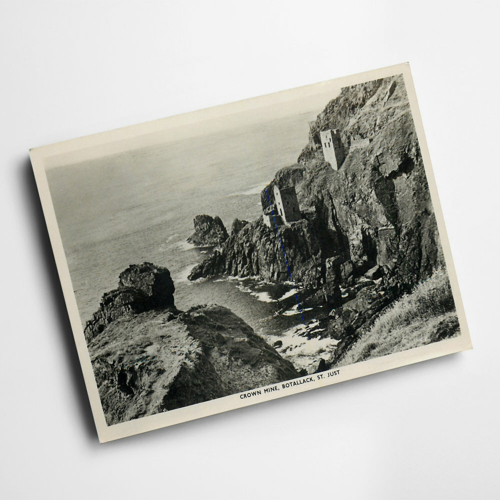 A4 PRINT - Vintage Cornwall - Crown Mine, Botallack, St. Just | eBay UK