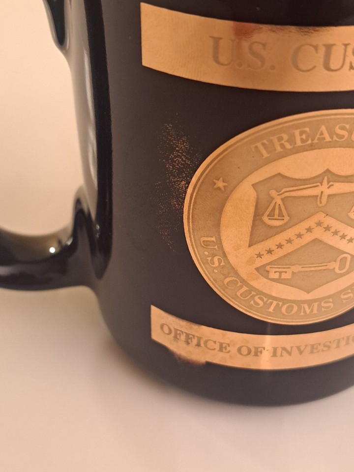 Department of the Treasury US Customs Coffee Mug Cup Denver Co. | eBay
