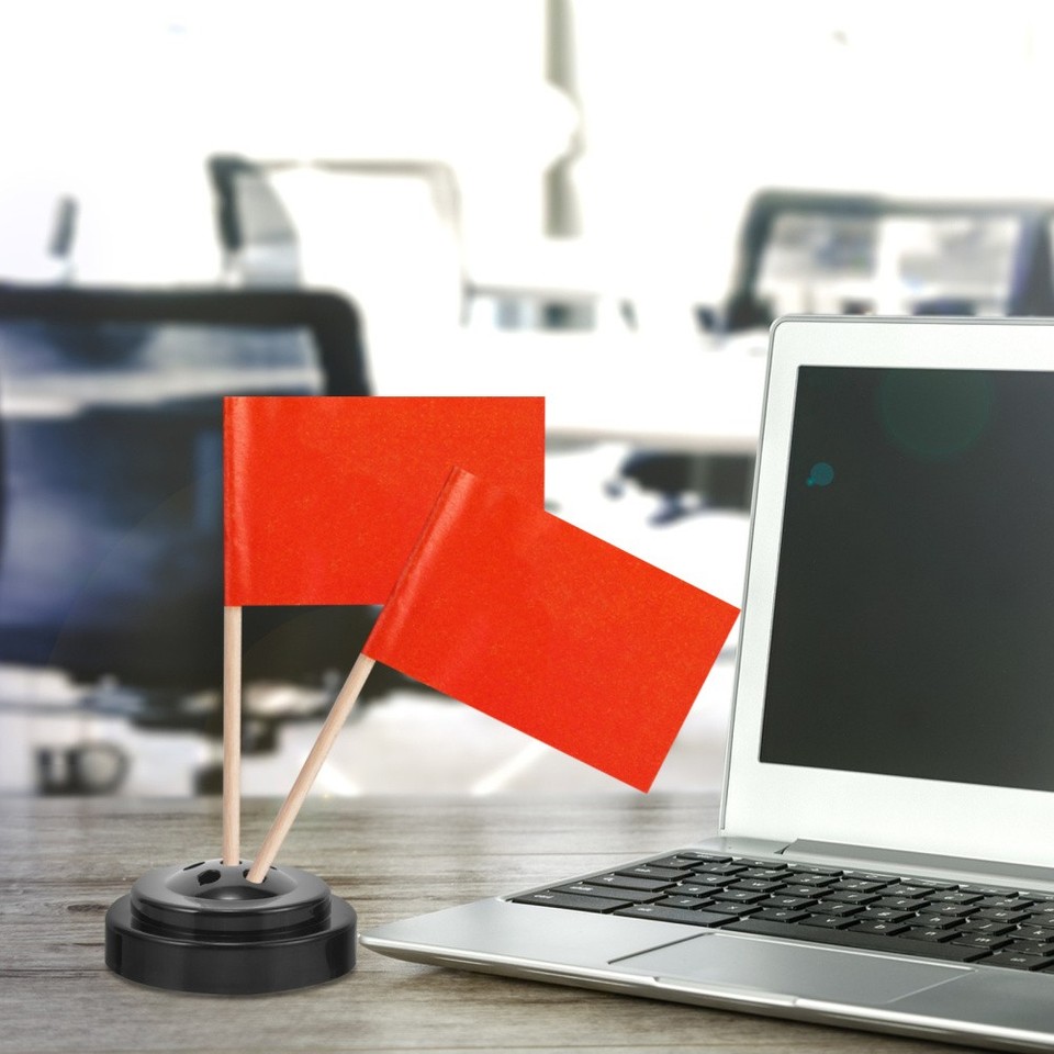 6pcs Mini Flag Holder Stand Small Flags Stand Office Outdoor Flag ...