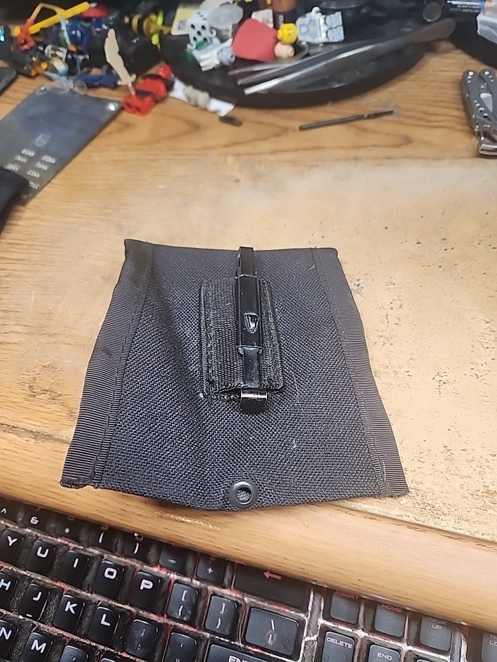 US Army Style Alice First Aid / Compass Pouch W Clip Black EUC | eBay