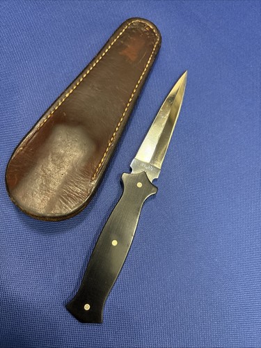 Rare Vintage Rigid USA R60 (Amigo) Black Micarta Dagger Boot Knife | eBay