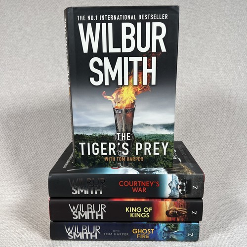 4 x Wilbur Smith Historical Thriller Large Hardcover Bundle - Courtney ...