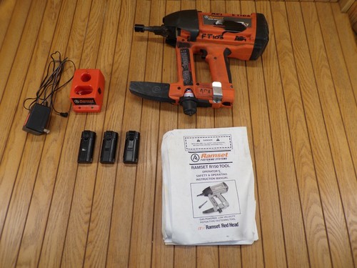 RAMSET R150 GUN, GAS POWERED LOW VELOCITY PISTON TYPE FASTENING TOOL 3 ...