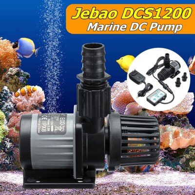 Aquarium Fish Tank Water Remote Adjustable Sump Return Pump 1200L/H ...