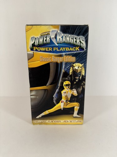 Power Rangers: Power Playback - Yellow Ranger Adventure ( VHS, 1999 ...