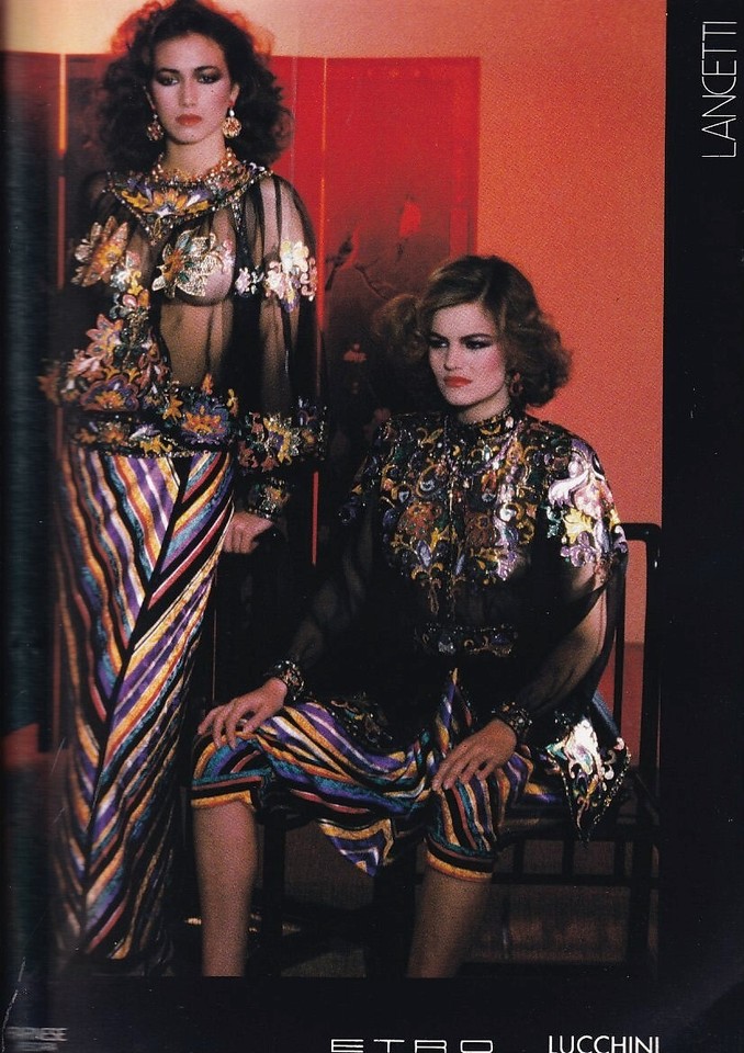 VOGUE IT 1981 CAROL ALT JERRY HALL JANICE DICKINSON NANCY DEWEIR ...