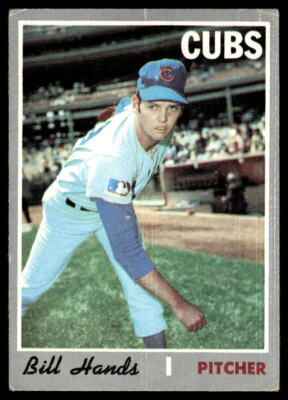 1970 Topps Bill Hands #405 Chicago Cubs Baseball Card | eBay