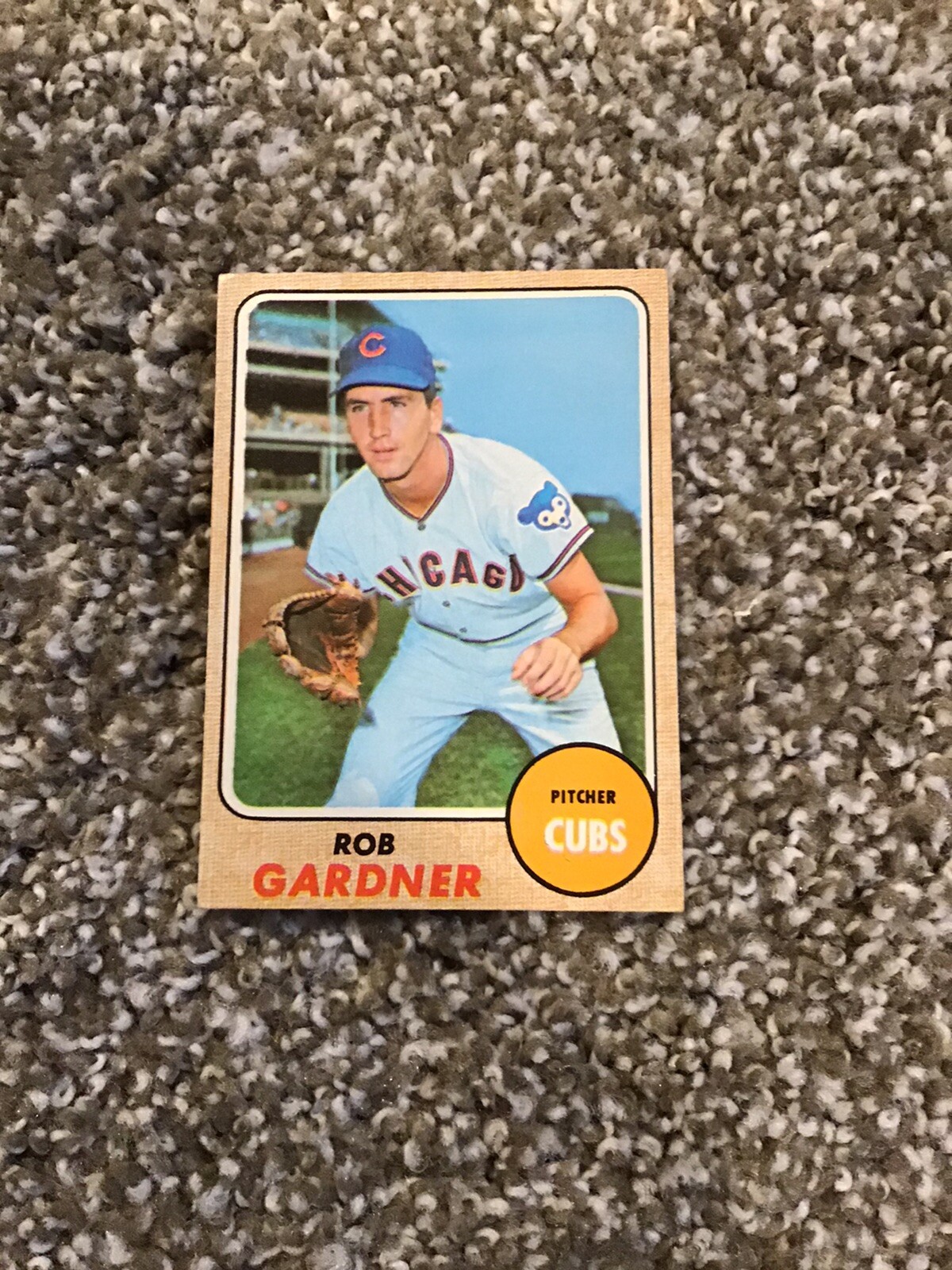 CHICAGO CUBS 1968 TOPPS ROB GARDNER BASEBALL CARD EX-MT #219 | eBay