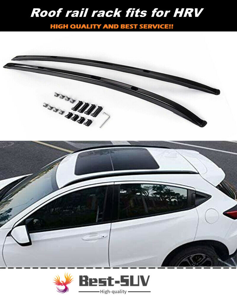 Fits for Honda Vezel HRV 2016-2020 Aluminum Roof Rail Rack Side Rail ...