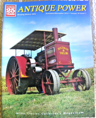 ANTIQUE POWER Magazine November December 2012 Aultman & Tayler Tractor ...
