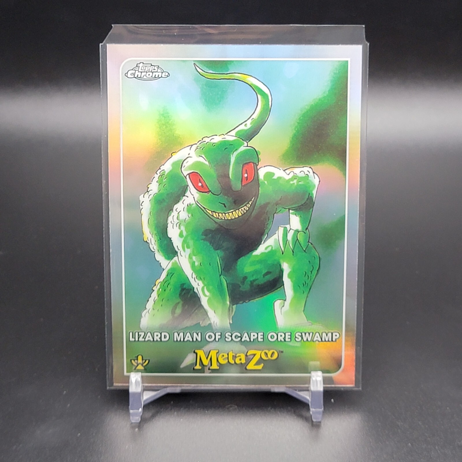 2022 Topps Chrome MetaZoo Series 0 Refractor Lizard Man of Scape Ore ...