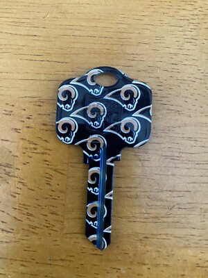 ILCO LOS ANGELES RAMS NFL LOGO KWIKSET SC1 HOUSE KEY BLANKS | eBay