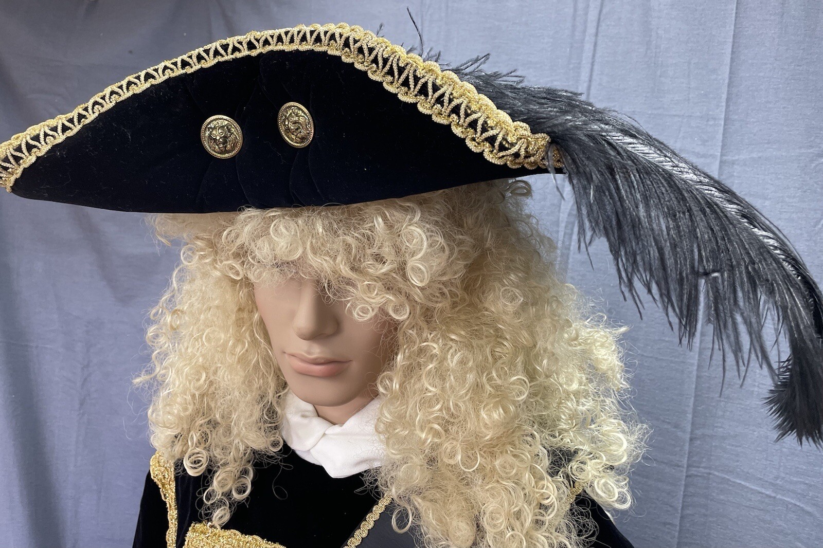 Black with yellow shield musketeer costume "excellent condition"-adult ...